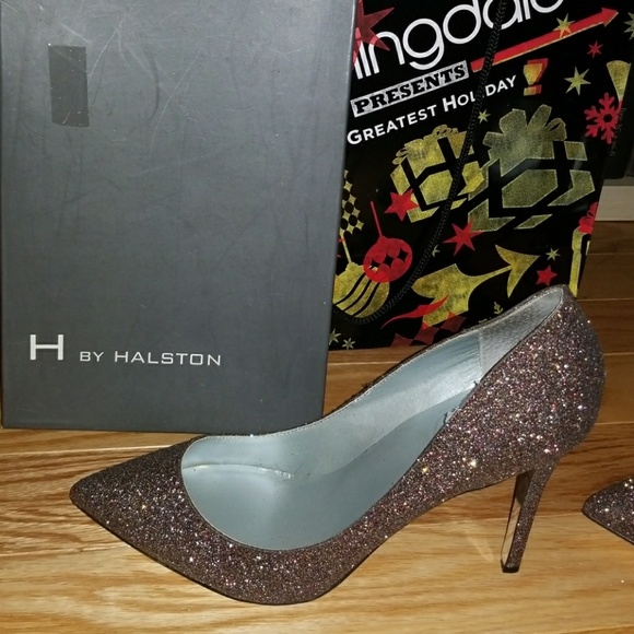 H by Halston | Shoes | H By Halston Glitter Pumps | Poshmark